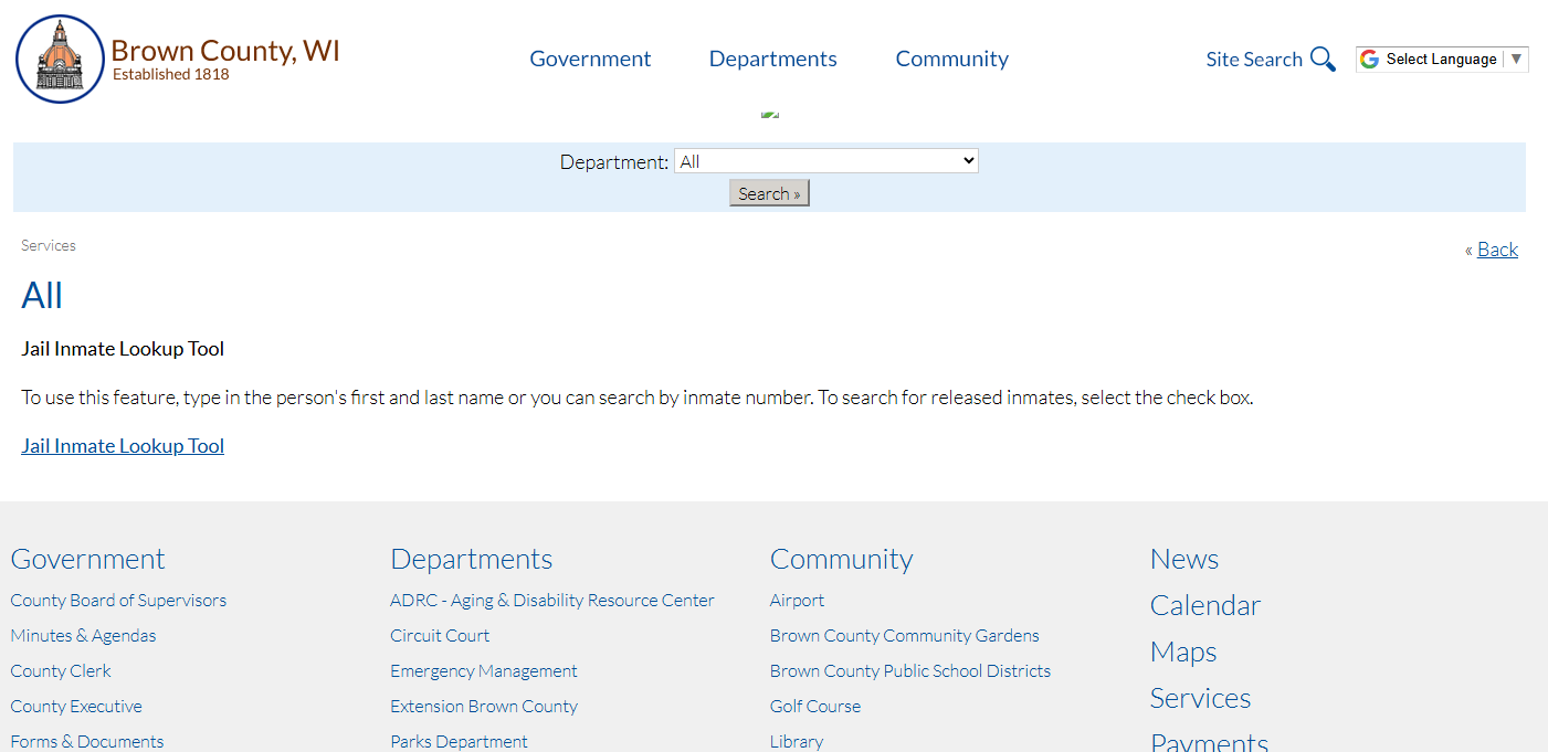 Wisconsin County Jail Inmate Search - Wisconsin Inmate Locator